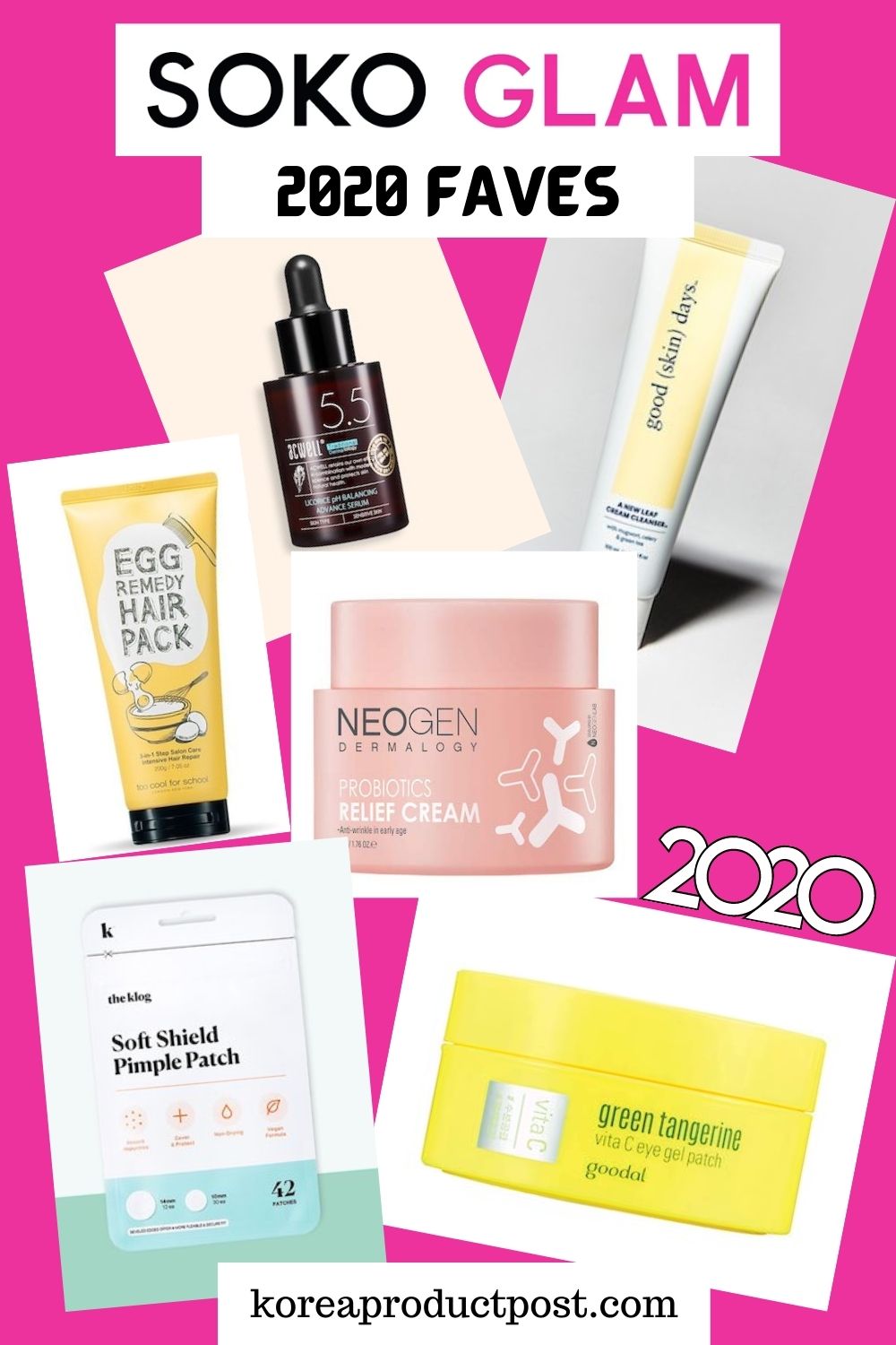 Soko Glam 2020 Faves - Best Curations of K-Beauty - KoreaProductPost
