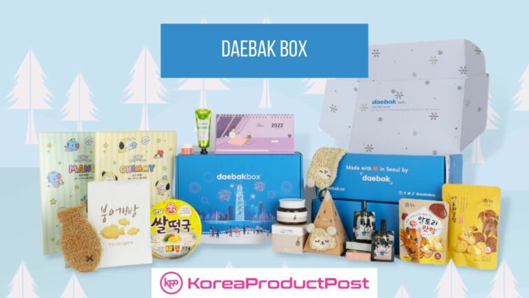 Daebak Box - A seasonal box with the best of everything, K-beauty, K ...