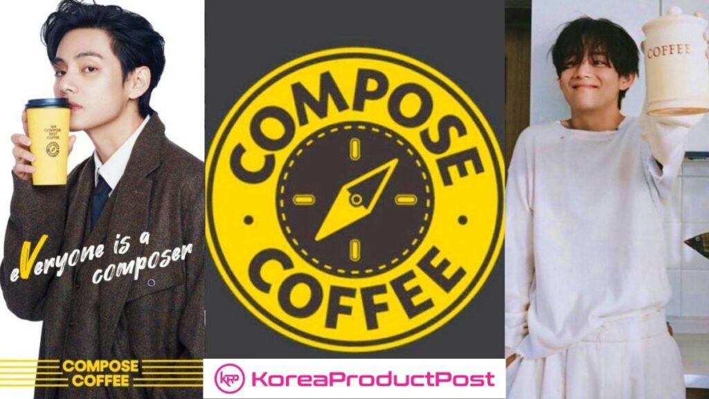 Discover a Fresh Brew with BTS V - the New Brand Model of Compose Coffee - KoreaProductPost