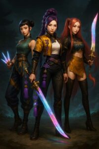 HUNTRIX Weapons Meaning & How It POSSIBLY Look as Merch! - KoreaProductPost